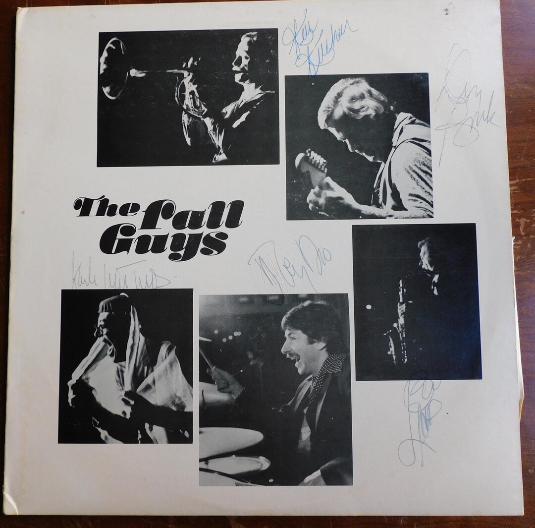 The Fall Guys 1981 Record Album Signed BY All Five Members - Etsy