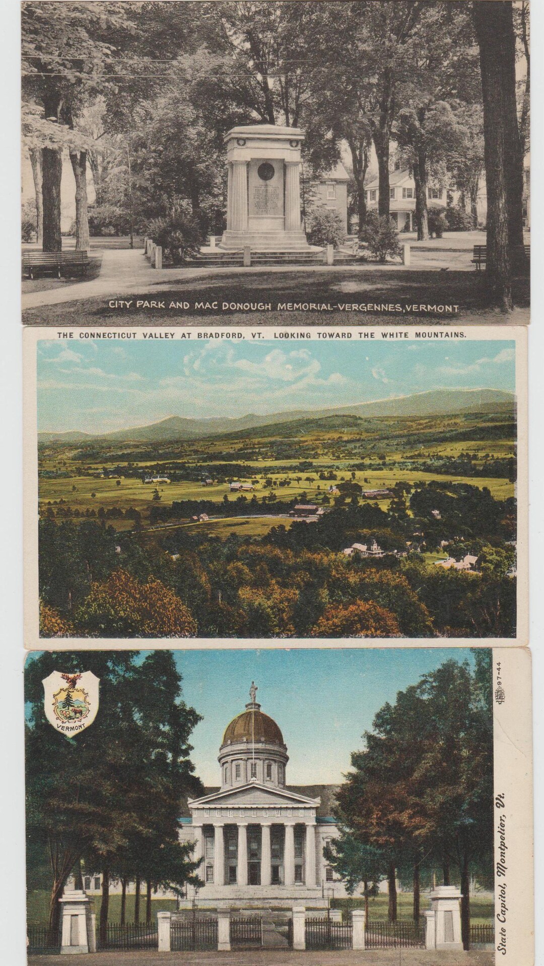 Vermont 14 Vintage Postcards - Etsy