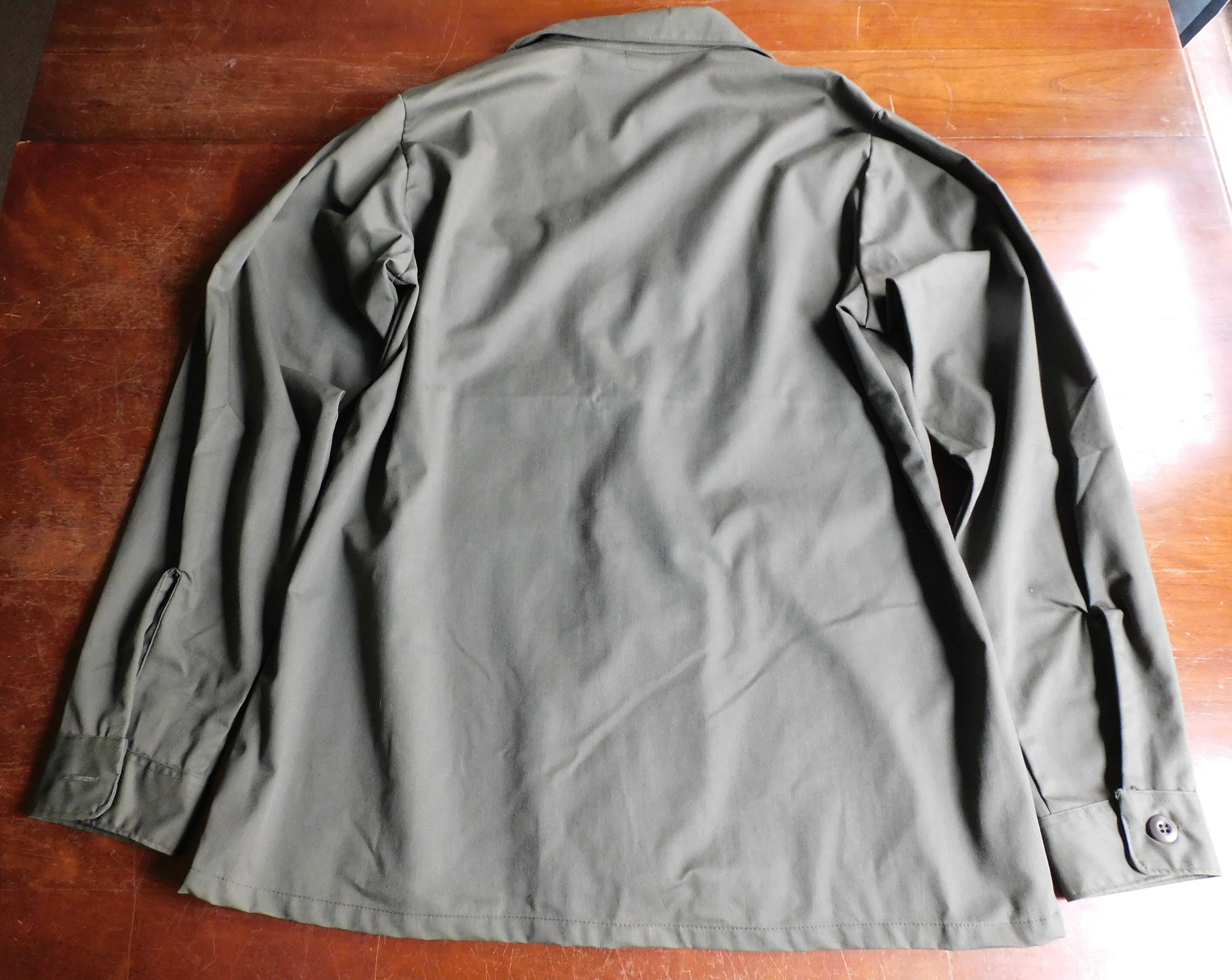 1987 US Army OD Green Color Shirt 16 1/2 X 36 Size - Etsy