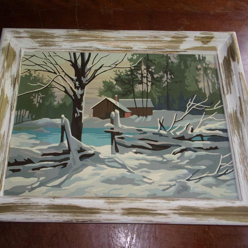 70s Paint by Number - Etsy