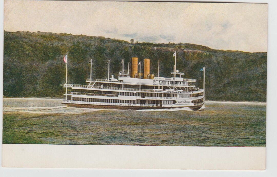 Hudson River Day Line Steamer Ship Hendrick Hudson 1910s Postcard - Etsy
