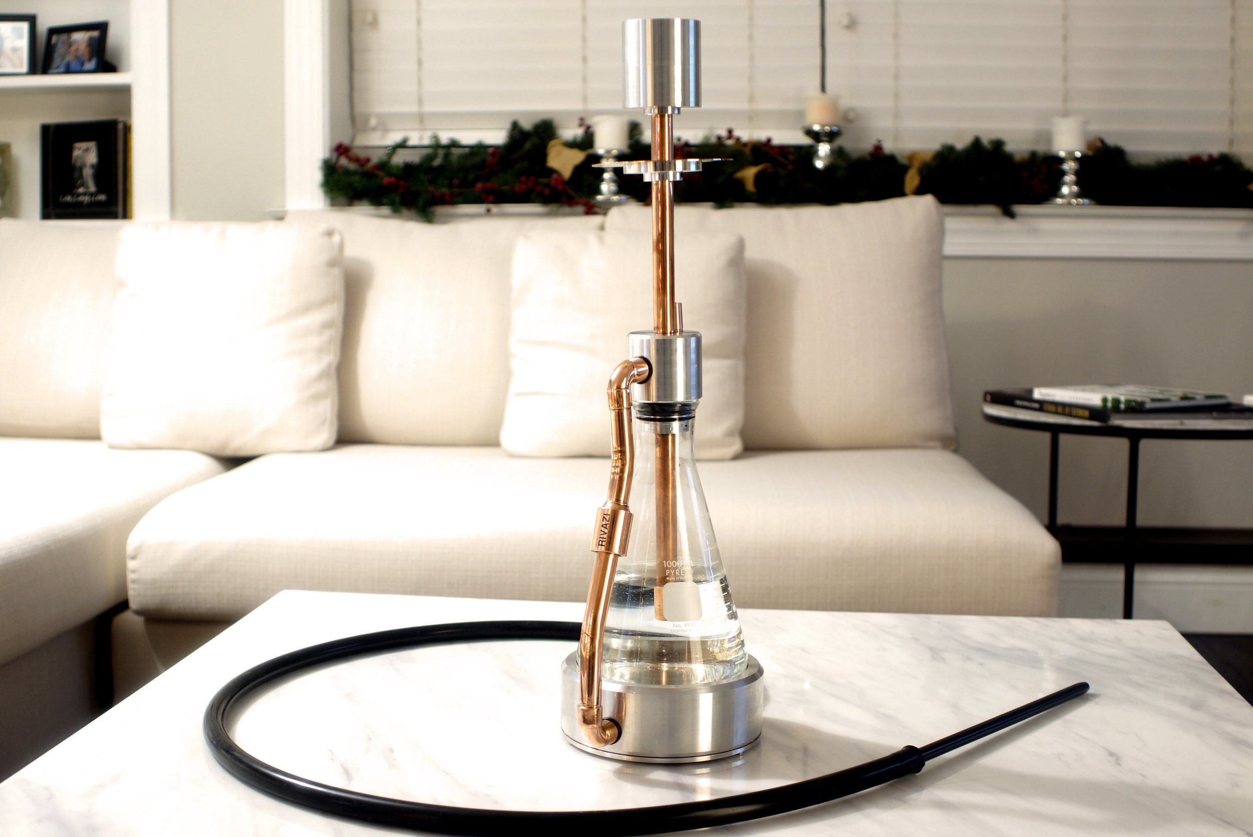 Custom Made Aluminum & Copper Modern Hookah Modern Shisha - Etsy