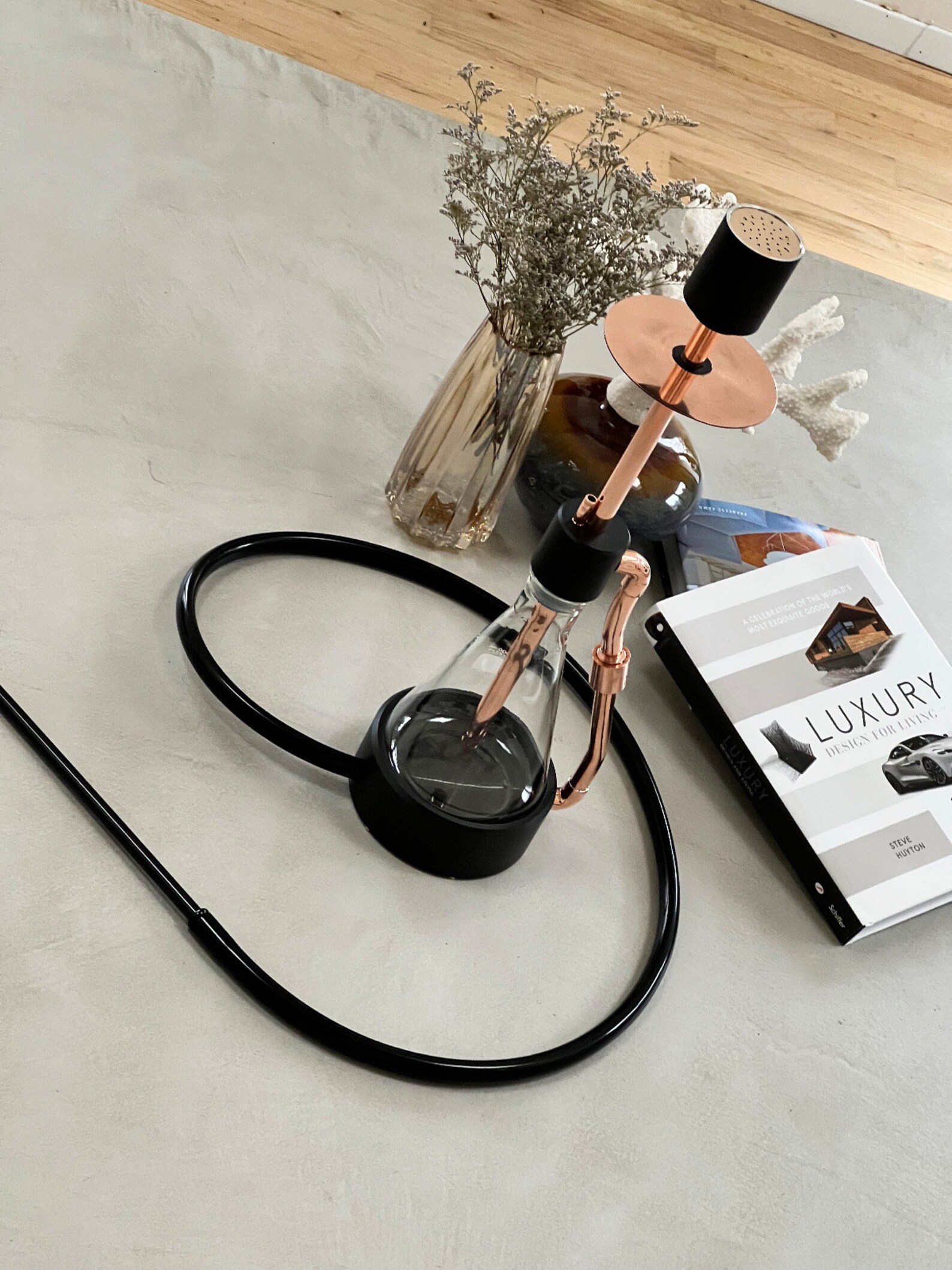 Custom Made Aluminum & Copper Modern Hookah Modern Shisha - Etsy