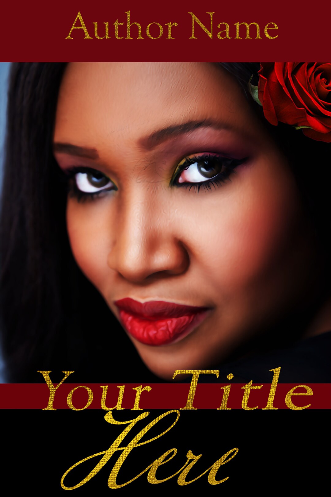 Pre-made E-book Cover, African American, Customizable, Editable - Etsy
