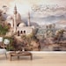 Vintage Islamic Landscape Wall Mural-islamic Wallpaper-peel & Stick - Etsy