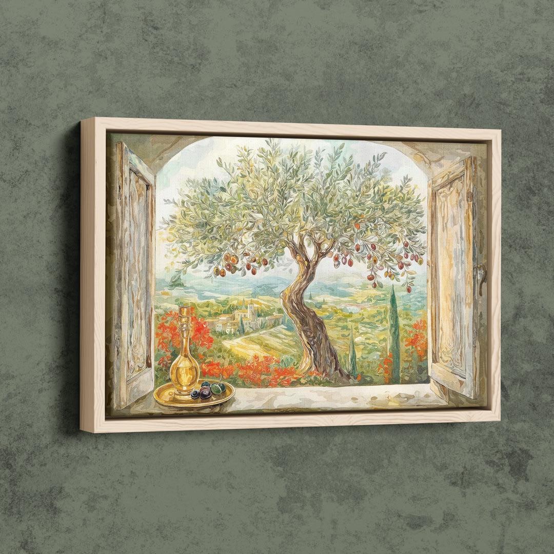 Blessed Palestinian Olive Tree From Mount Olive | Framed Islamic Wall ...