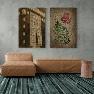 Baitullah-digitally Painted Islamic Canvas-giclée Fine Art Print - Etsy