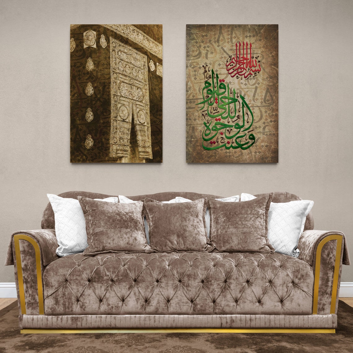 Baitullah-digitally Painted Islamic Canvas-giclée Fine Art - Etsy