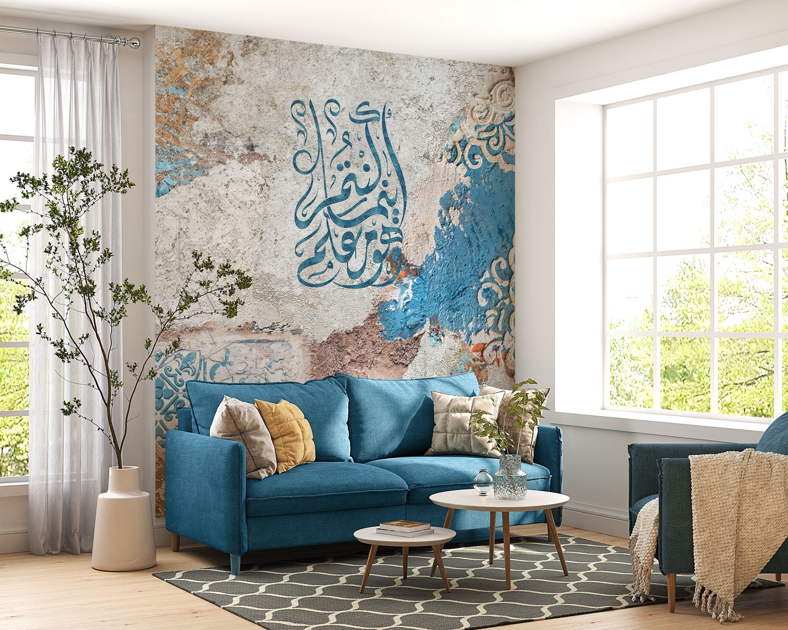 ISLAMIC WALL Mural-islamic Decor-arabic Geometric Design - Etsy