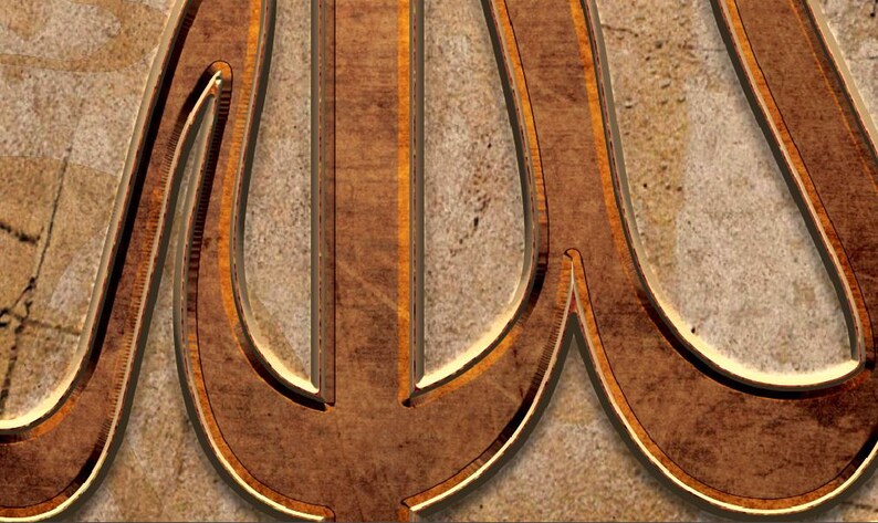 Hasbiya Allah-modern Islamic Calligraphy Art-thuluth-giclée Fine Art ...