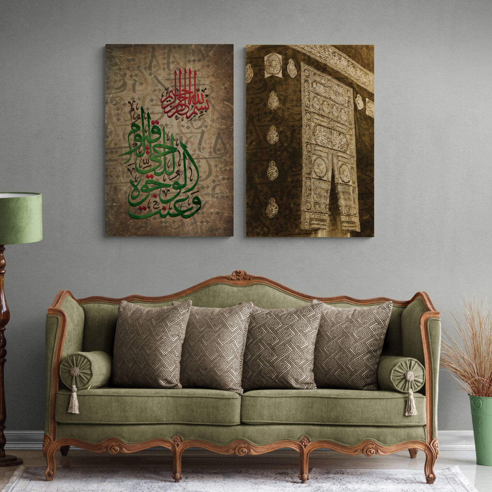 Baitullah-digitally Painted Islamic Canvas-giclée Fine Art - Etsy