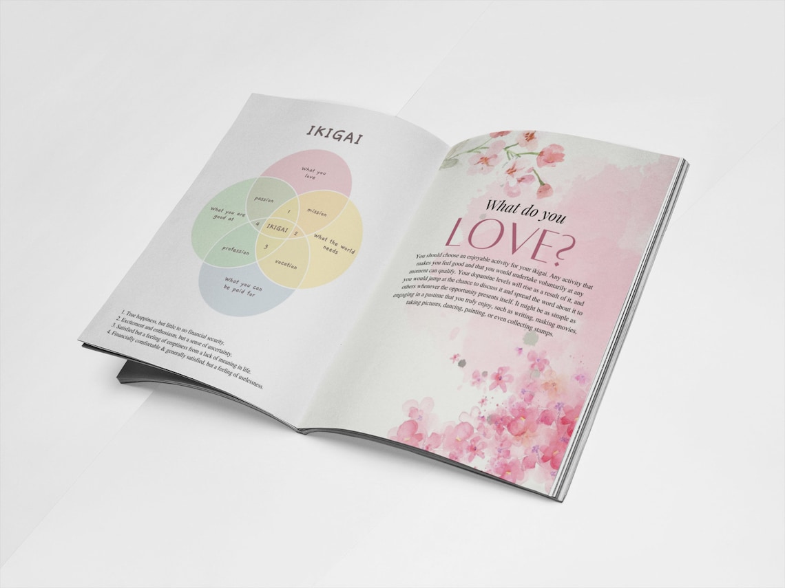 Find Your Ikigai Planner Printable PDF, 56 Pages, Workbook Ikigai ...