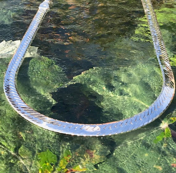 Vintage Sterling Silver Sigma Herringbone Chain Link - Etsy