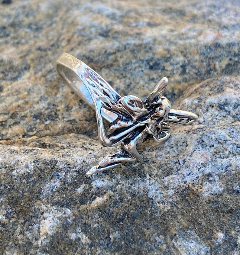 Vintage Sterling Silver Fairy Ring Pixie Ring Size 5 1/2 | Etsy