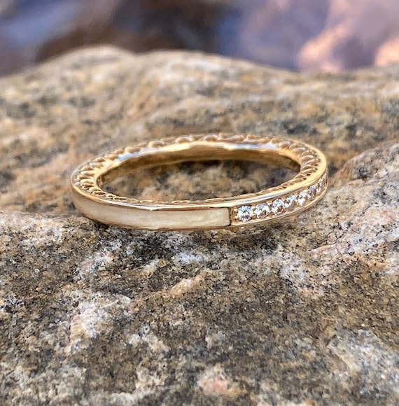 14K Gold, Pandora Sparkle Radiant Hearts Ring With CZ… - Gem