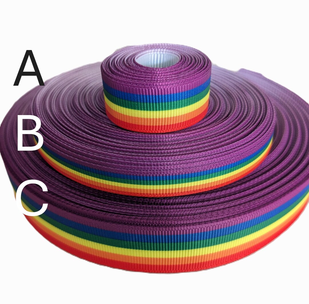 Grosgrain, Ribbon, Lgbtq+, Queer, Pride, Flag, Gay, Lesbian, Trans, Bi ...