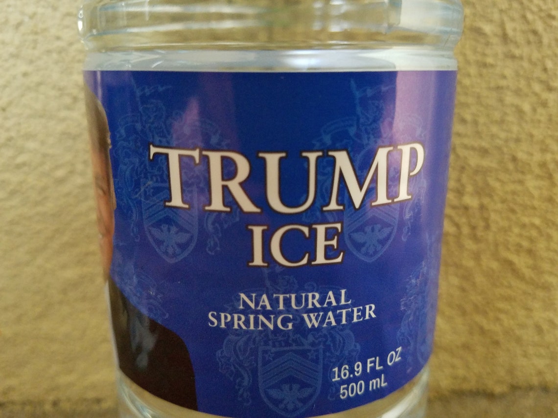 3 X Unopened President Donald Trump 16.9 Ounce TRUMP ICE Bottled Water ...