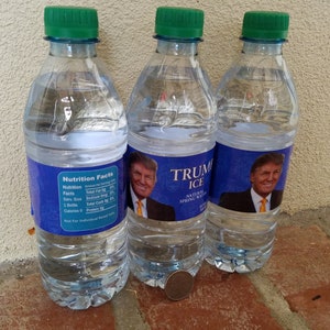 3 X Unopened President Donald Trump 16.9 Ounce TRUMP ICE Bottled Water ...