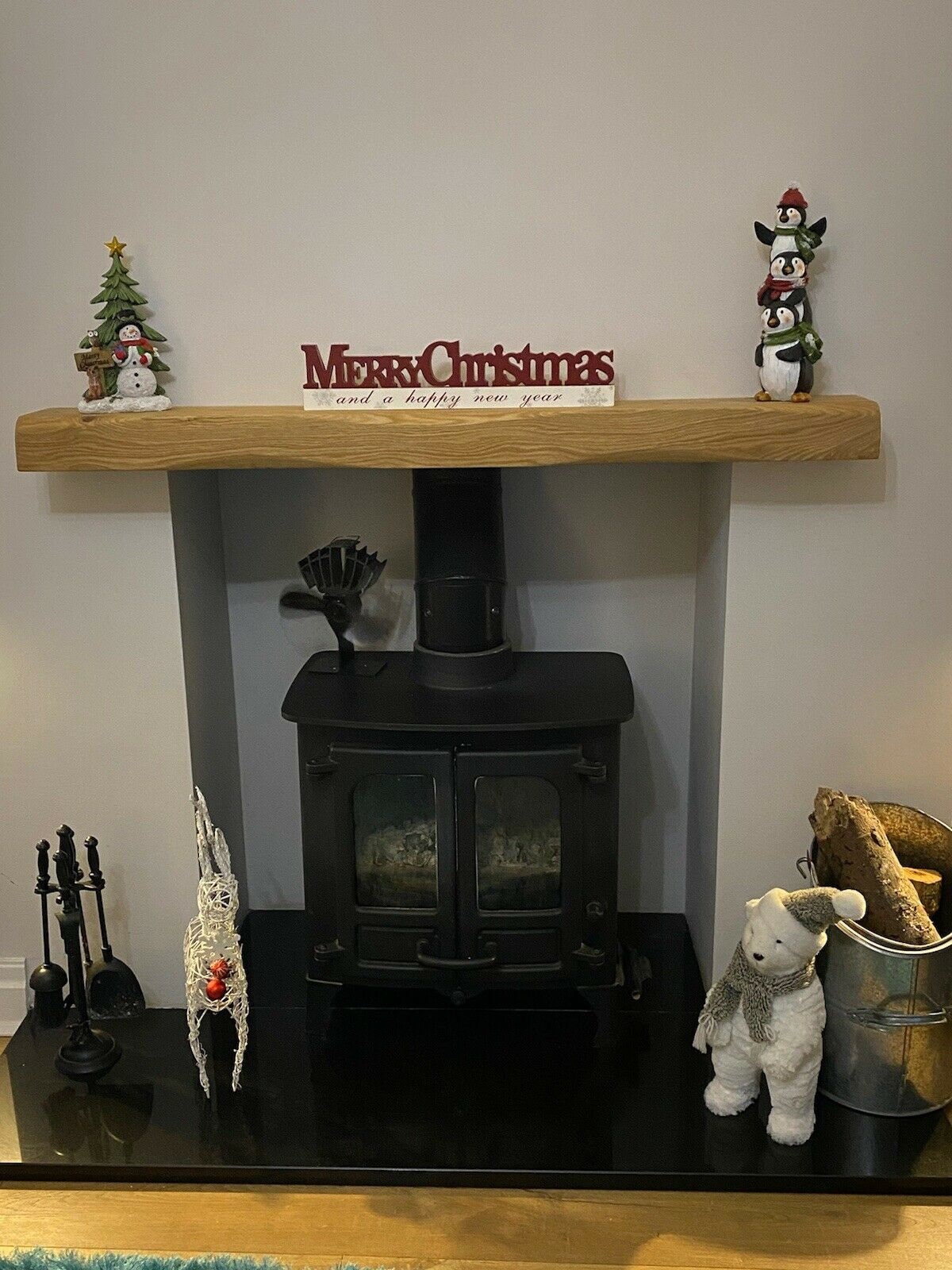 Rustic Mantle Beam - All Sizes, Oiled, Pre-drilled, Free Fixings ...