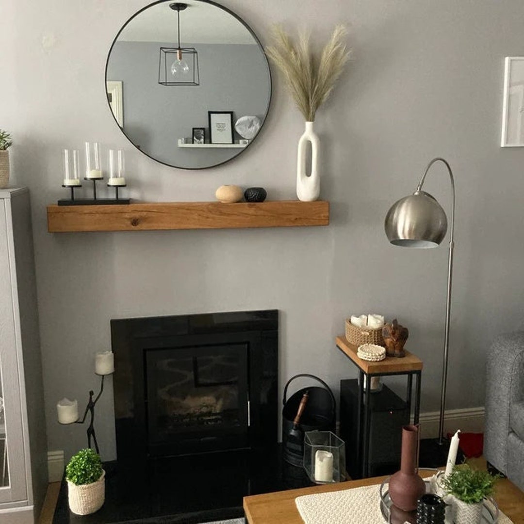 Rustic Mantle Beam - All Sizes, Oiled, Pre-drilled, Free Fixings ...