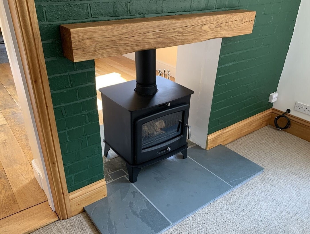 Floating Oak Mantle Shelf-bespoke Sizes, Pre-drilled, Fixings Included ...