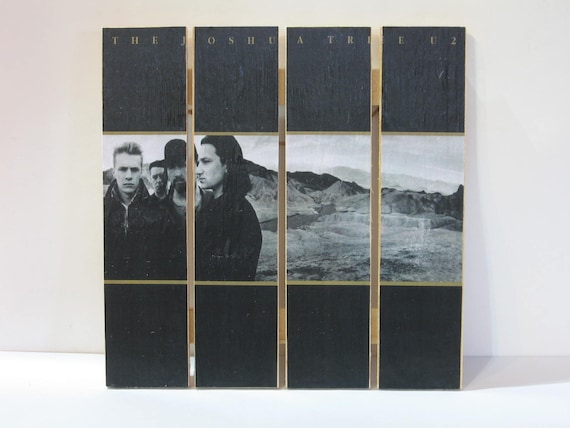 U2 the Joshua Tree Album Cover Decoupage Wooden Wall Hanging - Etsy
