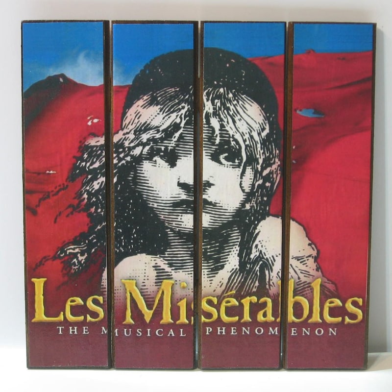Les Miserables Wall - Etsy
