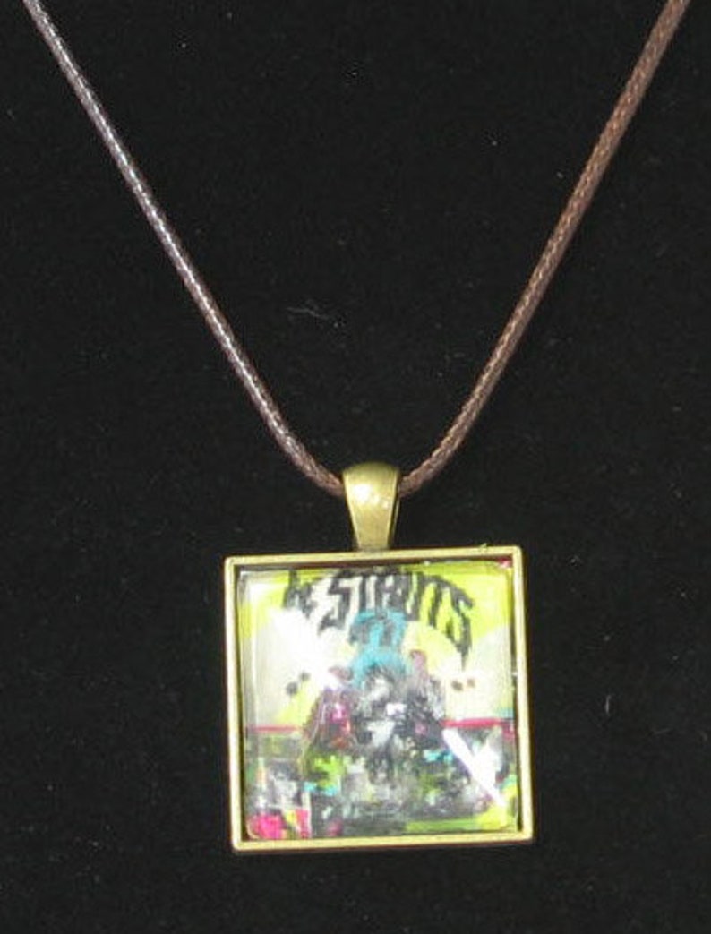 THE STRUTS Album Cover Necklace With Glass Cabochon Strange Days ...