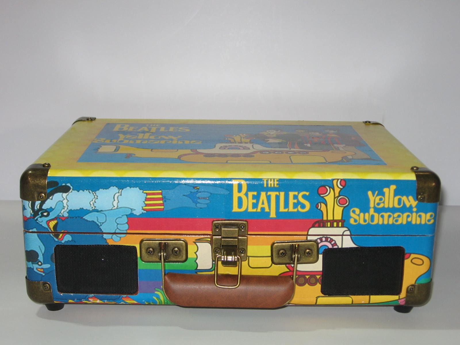 The Beatles Yellow Submarine CUSTOM RECORD PLAYER Turntable Decoupage ...