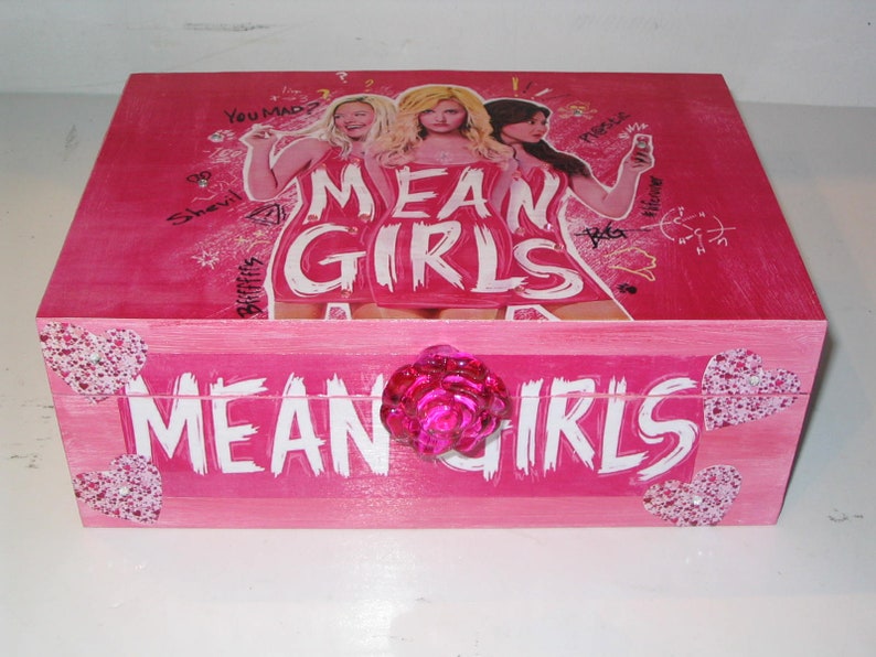 Mean Girls the Musical Broadway Decoupage Wooden Storage Jewelry Box - Etsy