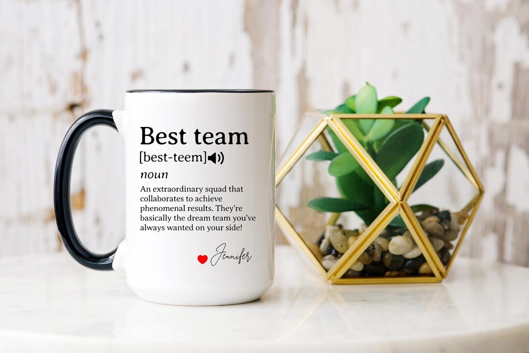 Best Team Definition Gifts, Personalized Team Coffee Mug, Dream Team ...