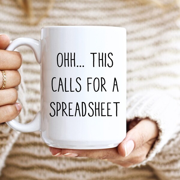 Ohh This Calls for a Spreadsheet - Etsy