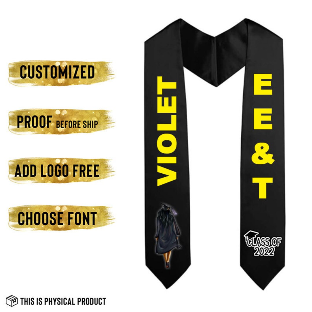 Graduation Stole Elementary Education and Teaching, Graduation Stole ...