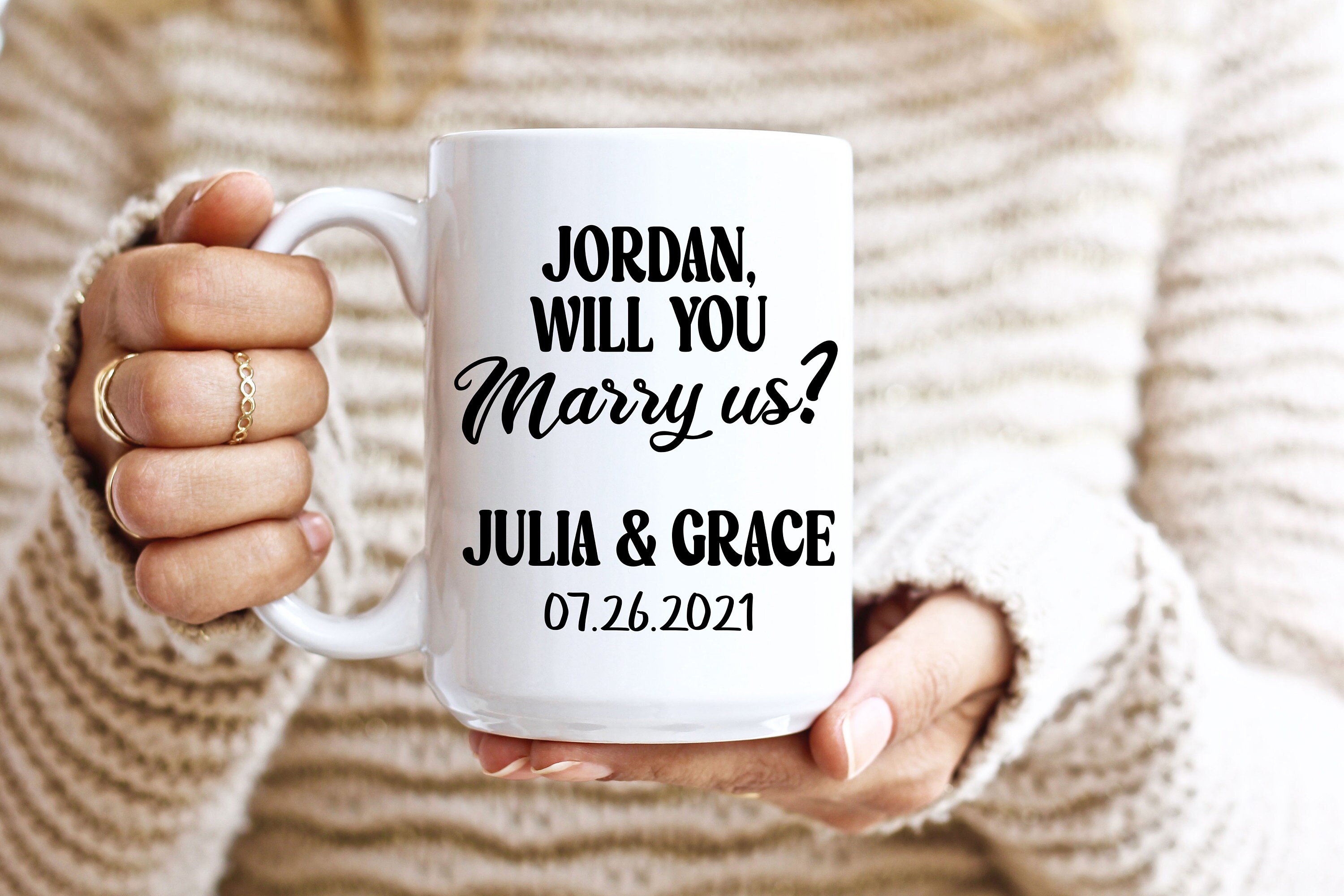 Will You Marry Us Officiant Proposal Mug Wedding Officiant Mug Officiant Gift Officiant Card ...