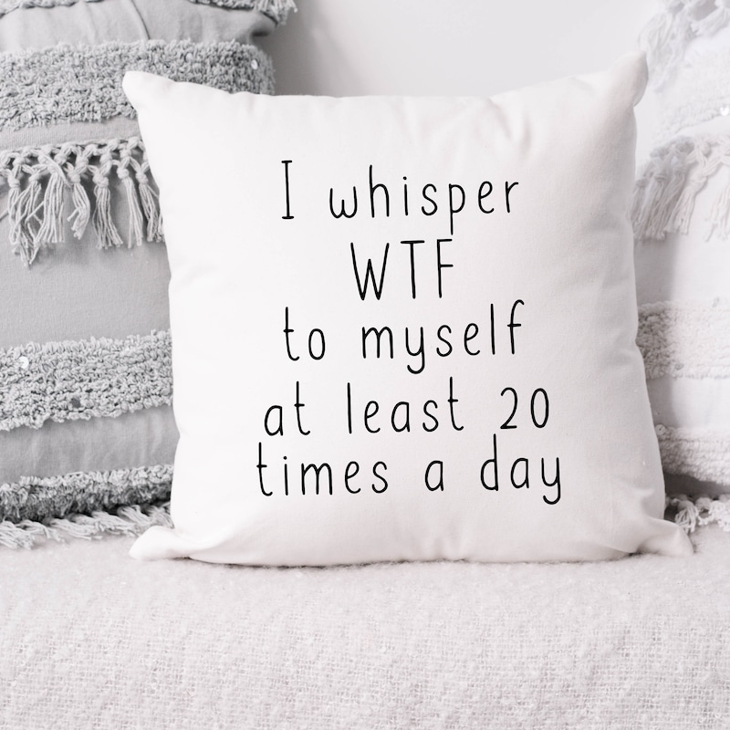 Funny Throw Pillow - Etsy