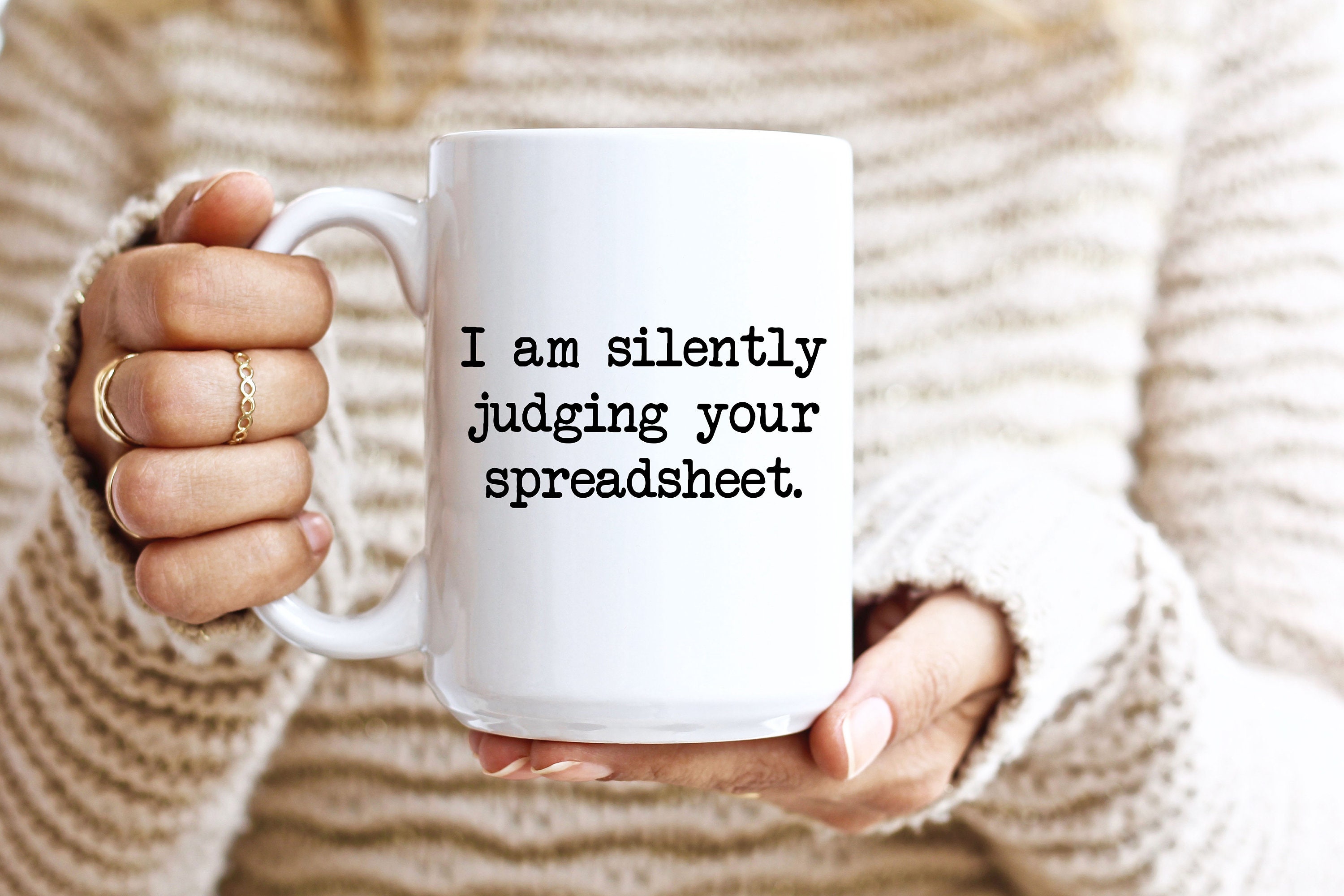 Spreadsheet Mug, Spreadsheet Gift, Accountant Mug, I Am Silently ...