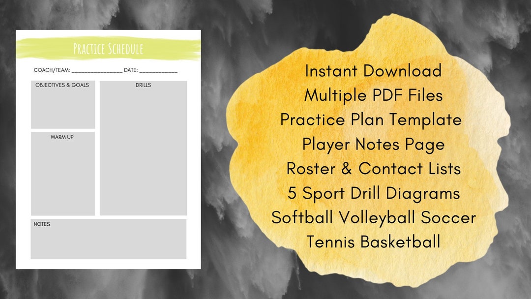 Coaching Practice Plans Bundle - Etsy