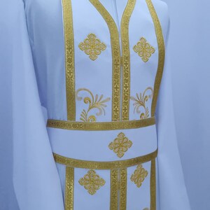 Priest Vestment Set, Greek Embroidered Vestment, Felon Embroidered ...