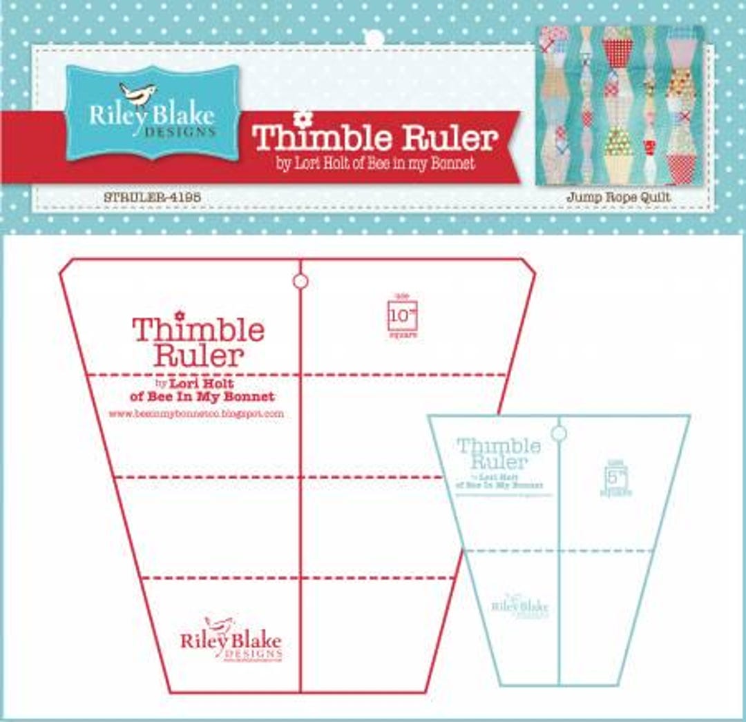 Thimble Rulers by Lori Holt of Bee in My Bonnet - Etsy