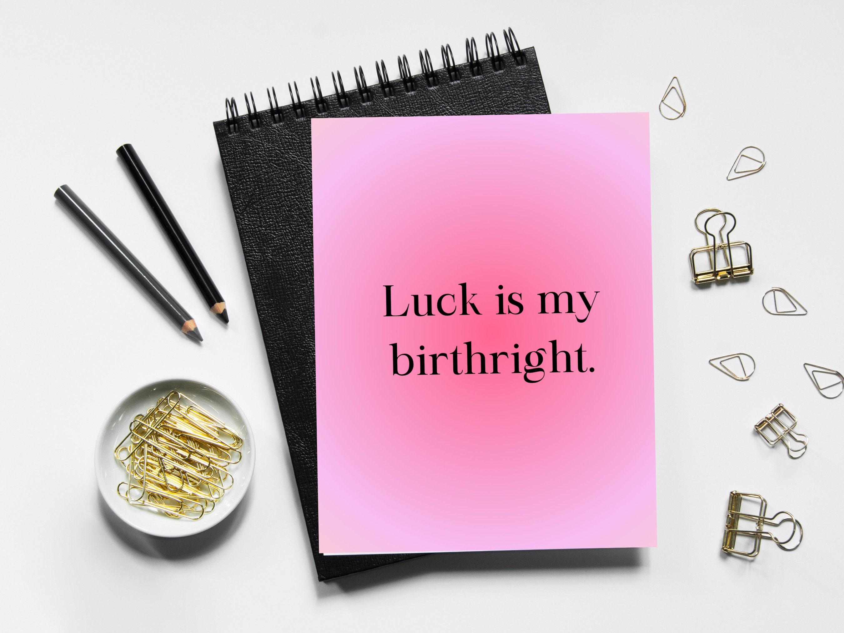 Lucky Girl Syndrome Affirmations 50 Positive Affirmation Cards