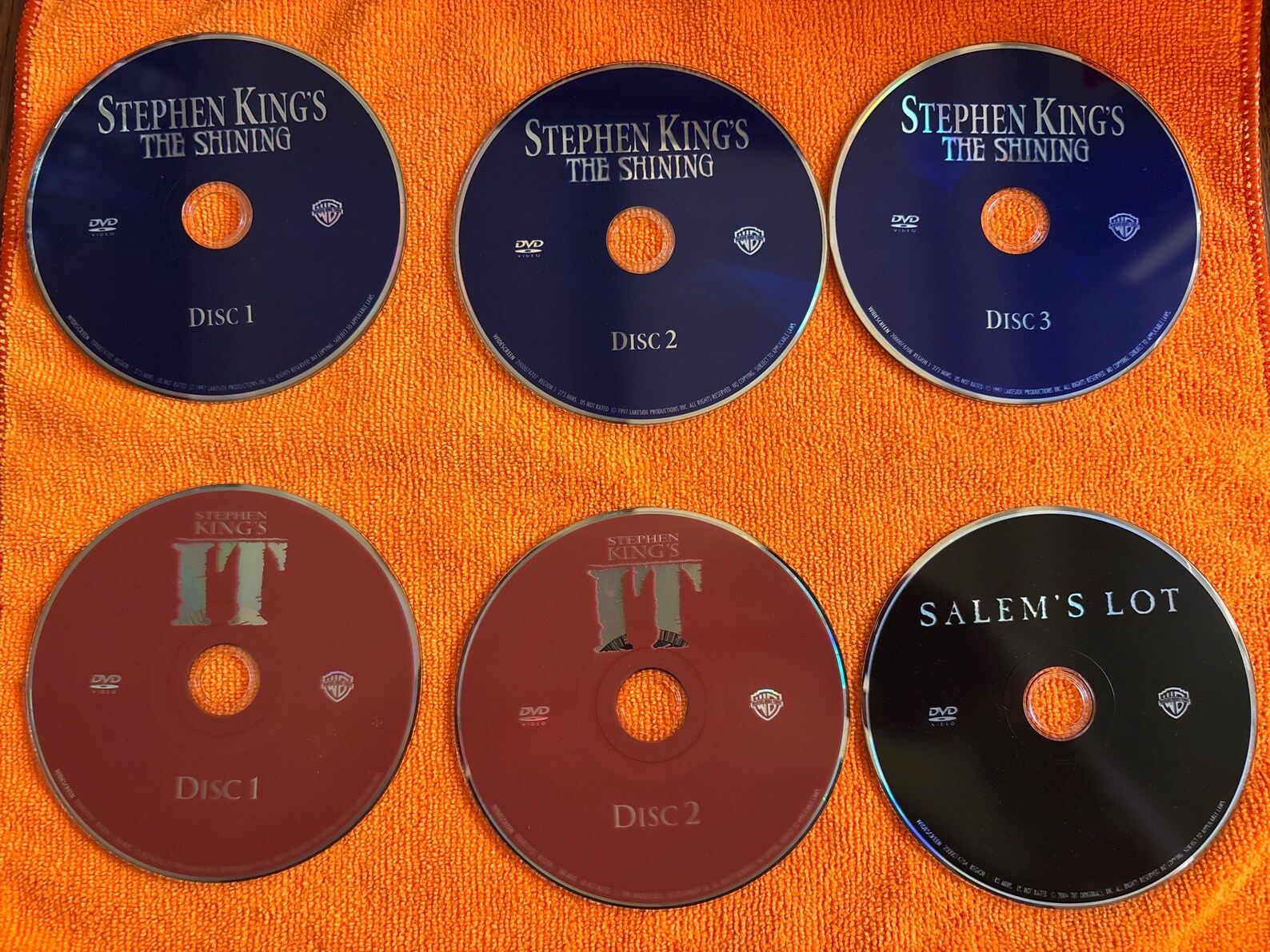 Stephen King 3 Dvd Movie Horror Collection the Shining, IT, and Salem’s ...