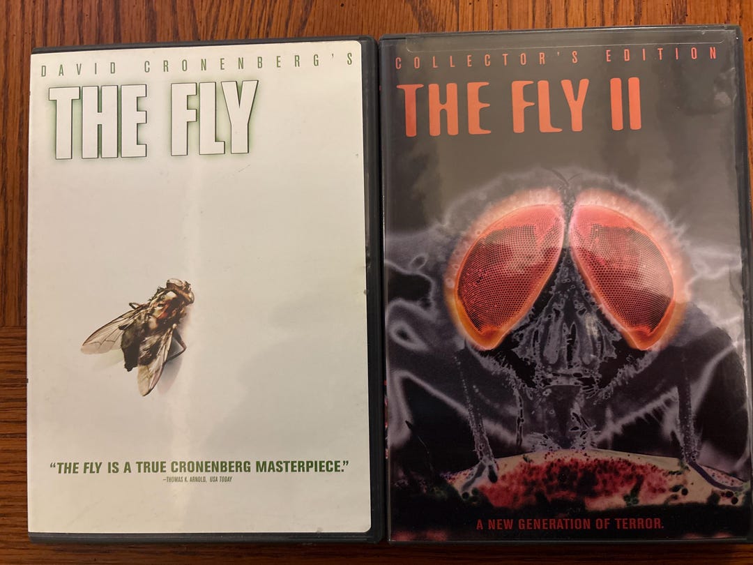 The Fly 1 & 2 Double Feature Dvd David Cronenberg OOP HTF - Etsy