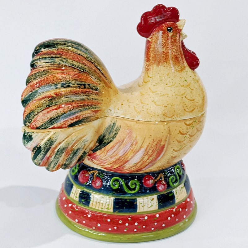 Rooster Cookie Jar - Etsy