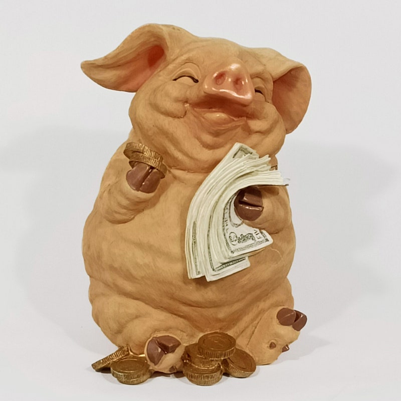 Pig Coin Bank - Etsy