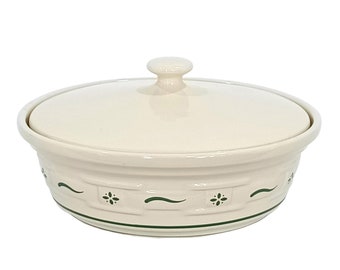 Longaberger Woven Traditions Classic Green 1 Quart Crock - Etsy