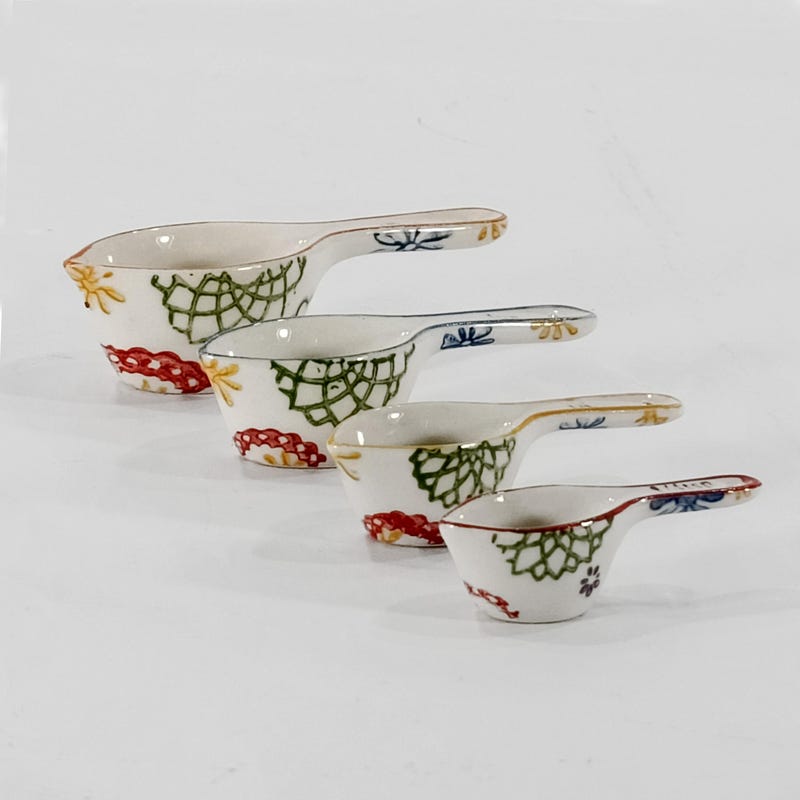 Ceramic Measuring Spoons - Etsy