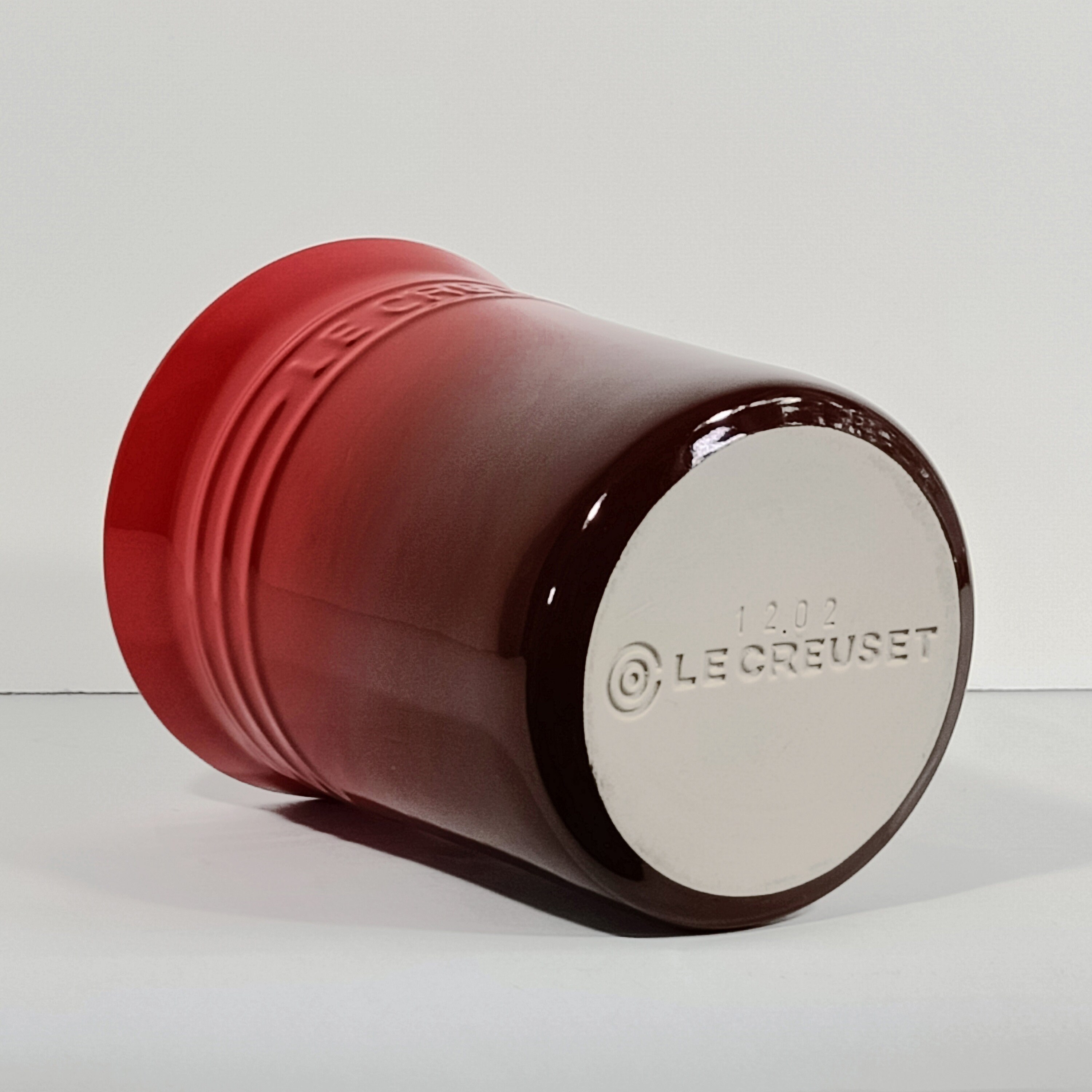 Utensil Holder Red Le Creuset® Cerise Red Ceramic Enamel Stoneware ...