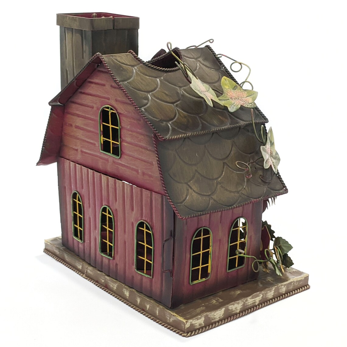 Candle Lantern Red Barn Light Diffuser Barnyard Candle Holder Red Barn ...