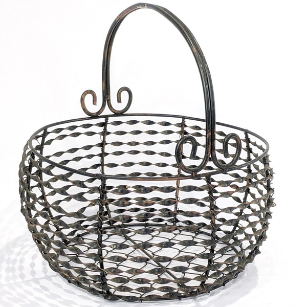 Round Wire Basket - Etsy