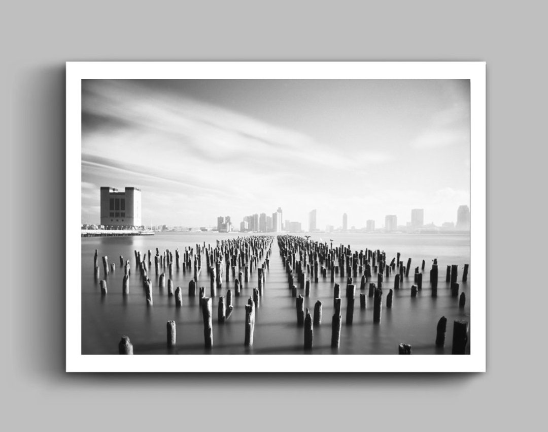 Pylons off of Manhattan- New York City, Wall Art, NYC Skyline, City Art ...
